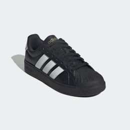 Sneaker adidas Sportswear "STREETTALK", Damen, Gr. 36, core schwarz, ftwr wei&szlig;, gold metallic, Synthetik, Schuhe Sneaker, inspiriert vom Design des adidas Superstar