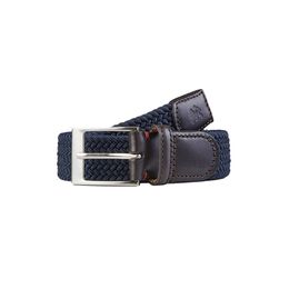 Lederg&uuml;rtel Lerros "G&uuml;rtel *Harvey*", Herren, Gr. 100, blau (navy), Materialmix, G&uuml;rtel Lederg&uuml;rtel