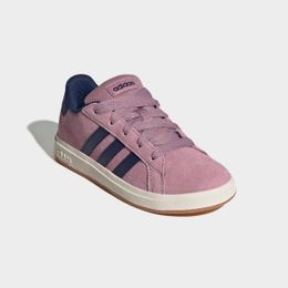 Sneaker adidas Sportswear "GRAND COURT 00S", M&auml;dchen, Gr. 36, magic mauve, night indigo, magic mauve, Leder, Synthetik, Schuhe Sneaker, Design auf den Spuren des adidas Campus 00, f&uuml;r Kinder & Jugendliche