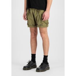 Shorts Alpha Industries "Utility Short", Herren, Gr. 28, Normalgr&ouml;&szlig;en, gr&uuml;n (olive), Obermaterial: 98% Baumwolle, 2% Elastan, Hosen Shorts