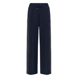 Stoffhose Saint Tropez "Casual Hose SueSZ", Damen, Gr. L, N-Gr, blau (night sky), Obermaterial: 100% Polyester PES., Hosen Stoffhose