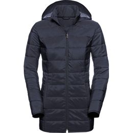 Damen Steppjacke mit Kapuze, w&auml;rmend marine, Gr&ouml;&szlig;e 50
