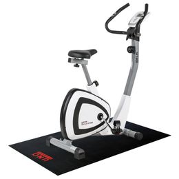 Heimtrainer "HT 400 (mit/ohne Unterlegmatte)" Gr. 2, grau (wei&szlig;, grau), Motive Fitness by U.N.O., Heimtrainer, mit Unterlegmatte, Heimtrainer, 120 kg max. Benutzergewicht, Fahrrad, 8 Widerstandsstufen, B:48cm H:126cm L:90cm