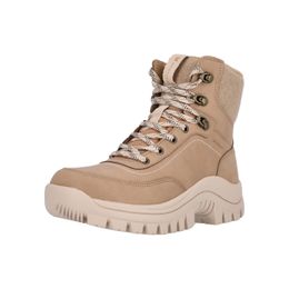 Stiefel WHISTLER "Nuslog", Damen, Gr. 36, beige (braun), Kunstfaser, Polyurethane, Schuhe Stiefel, mit Allwetterprofil
