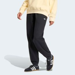 Sporthose adidas originals "ESS JOGGER FT", Damen, Gr. L, N-Gr, schwarz, normal, gr., Obermaterial: 100% Baumwolle, Hosen Sporthose