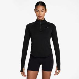 Laufshirt Nike "W NK TEMPO DF HZ TP", Damen, Gr. L, schwarz (schwarz, reflec), Obermaterial: 100% Polyester, Shirts Laufshirt