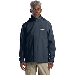 Funktionsjacke Jack Wolfskin "TRAILTIME 2L JKT M", Herren, Gr. L (52), blau (midnight, sky), Oberstoff: 100% POLYESTER . Futter 1:00% POLYESTER . Futter 1: 100% POLYESTER . Futter 2: 100% POLYESTER, Jacken Funktionsjacke