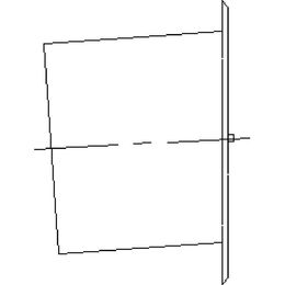 Bertrams Ewr Reinigungst&uuml;r 21TV4 200 x 300 mm, mit Stutzen