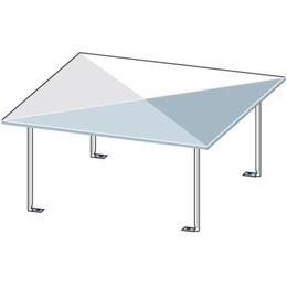 Bertrams Camino-fix Dach 02DE22 Innenma&szlig; 220/220 mm, aus Edelstahl