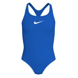 Badeanzug Nike "RACERBACK ONE PIECE", Damen, Gr. S (128/134), N-Gr, blau (blau crystal), Jersey, Obermaterial: 80% Nylon, 20% Elasthan, Badeanz&uuml;ge Badeanzug, f&uuml;r M&auml;dchen, schnell trocknendes Material
