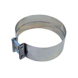 Bertrams VLE-Plus Verbindungsschelle 19VS225 &Oslash; 225 x 0,8 mm, 46 mm, Edelstahl V4A