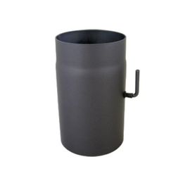 Bertrams Abgasrohr 07RL250-160DK 250 mm, &Oslash; 160 x 2 mm, mit Drosselklappe, gussgrau