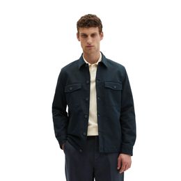 Marc O'Polo Kurzjacke MARC O'POLO "aus glatter Bio-Baumwoll-Qualit&auml;t", Herren, Gr. M, schwarz navy, Obermaterial: 99% Baumwolle, 1% Elasthan, unifarben, regular fit, Doppelmanschette, Jacken Kurzjacke