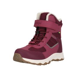 Stiefel ZIGZAG "Balful", M&auml;dchen, Gr. 26, purpurviolett, Kunstfaser, Lederimitat, Schuhe Stiefel, mit Verst&auml;rkungen und Schnellschn&uuml;rsystem