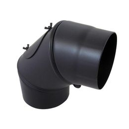 Bertrams ST-Pu Segmentbogen 08SB300RV &Oslash; 300 mm, 3-tlg., drehbar, pulverbeschichtet, schwarz