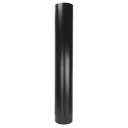 Bertrams ST-Pu Rauchrohr 08RL1000-225L 1000 mm, &Oslash; 225 mm, pulverbeschichtet, schwarz