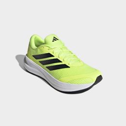 Laufschuh adidas Performance "RUNFALCON 6 CLOUDFOAM", Herren, Gr. 41, hi, res gelb, core schwarz, ftwr wei&szlig;, Synthetik, Textil, Schuhe Laufschuh