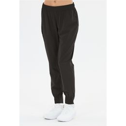 Stoffhose Endurance "Typhoro", Damen, Gr. 42, EURO-Gr&ouml;&szlig;en, schwarz, 88% Polyamid, 12% Elasthan, unifarben, lang, Hosen Stoffhose, 4-Wege Stretch