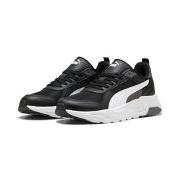 Sneaker Puma "TRINITY 2 LT", Damen, Gr. 40, schwarz-wei&szlig; (Puma schwarz, Puma wei&szlig;, cool schwarz gray), Textil, Schuhe Sneaker, f&uuml;r sportliche Aktivit&auml;ten und Streetwear, mit SOFTFOAM+ Einlegesohle