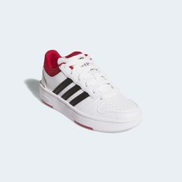 Sneaker adidas Sportswear "HOOPS CLASSIC J", M&auml;dchen, Gr. 36, cloud wei&szlig;, core schwarz, team victory rot, Synthetik, Schuhe Sneaker, f&uuml;r Kinder & Jugendliche