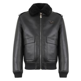 Blouson Philipp Plein "Jacke", Herren, Gr. L, schwarz (02, schwarz), Obermaterial: 100% Polyester, Jacken Blouson