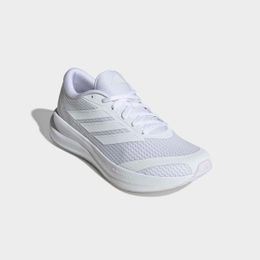 Herren Laufschuh "RUNFALCON 6 CLOUDFOAM", adidas Performance, Gr. 46cloud wei&szlig;, ftwr wei&szlig;, core schwarz, Synthetik, Textil, Schuhe