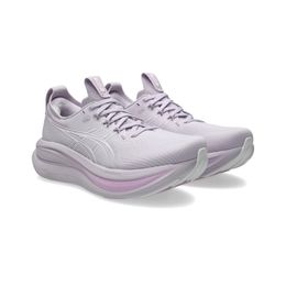 Laufschuh asics "GEL-NIMBUS 28", Damen, Gr. 37,5, dahlia, wei&szlig;, Synthetik, Schuhe Laufschuh, f&uuml;r Erwachsene, mit leicht profiliertem Laufsohlenprofil