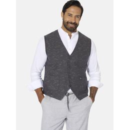 Sweatweste Jan Vanderstorm "Sweatweste AHLMANN", Herren, Gr. L, grau (dunkelgrau), Obermaterial: 95% Baumwolle CO. 5% Polyester COOLMAX PES(Coolmax)., Westen