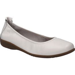 Ballerina Josef Seibel "Fenja 01, weiss", Damen, Gr. 37, wei&szlig;, Obermaterial: 100% Rindsleder Leather cow., Schuhe Ballerina