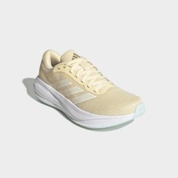 Laufschuh adidas Performance "RESPONSE RUNNER 2", Damen, Gr. 37, warm vanilla, thermal chrome, ftwr wei&szlig;, Synthetik, Textil, Schuhe Laufschuh