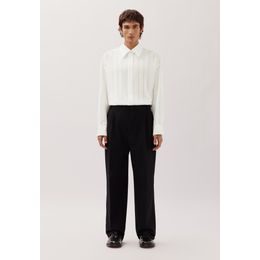Businesshemd STUDIO SEIDENSTICKER, Herren, Gr. M (39-40), normale &Auml;rmell&auml;ngen, ecru, 55% Polyester, 45% Viskose, gestreift, regular fit, 2-Knopf-Manschette, Hemden, Regular 1/1 Kentkragen Gestreift