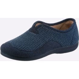 Waldl&auml;ufer Hausschuh WALDL&Auml;UFER, Damen, Gr. 36, marine, Textil, Basic, Schuhe Hausschuh
