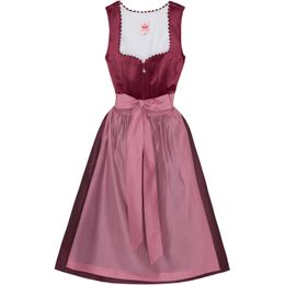 Spieth & Wensky Spieth & Wensky Midi Dirndl Glast Beere (Gr&ouml;&szlig;e: 38)