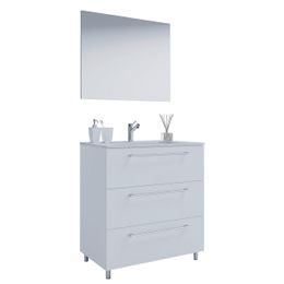 Badezimmer Schubo 3-tlg. Wei&szlig;