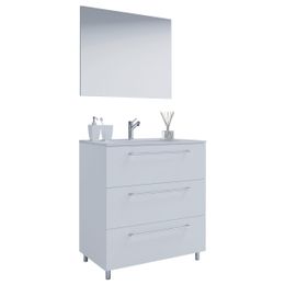 Badezimmer Schubo 3-tlg. Wei&szlig;