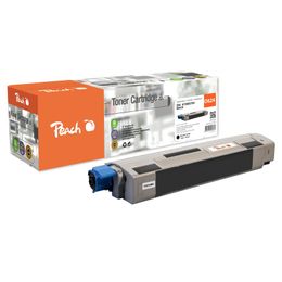 Peach O4709 Toner bk ersetzt OKI 47095704 f&uuml;r z.B. OKI C 834 DN, OKI C 834, OKI C 824 dn, OKI C 824 n, OKI C 824, OKI C 834 dnw, OKI C 834 nw (wiederaufbereitet)