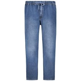 Herren Gro&szlig;e Gr&ouml;&szlig;en | ADAMO Schlupfjeans mit Dehnbund, Regular Fit Farbe mittelblau Gr&ouml;&szlig;e: 3XL