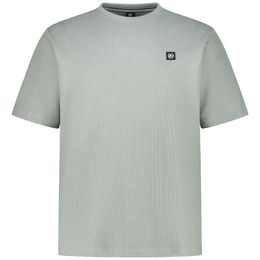 Herren Gro&szlig;e Gr&ouml;&szlig;en | Lerros T-Shirt mit Strukturgewebe Farbe grau Gr&ouml;&szlig;e: 3XL