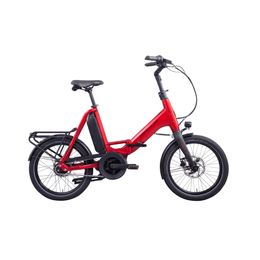 Hercules Rob Fold R8 Active Line 400Wh R&uuml;cktritt - E-Bike City - red metallic-glossy