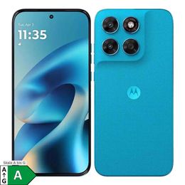 Motorola G87 8GB + 256GB PANTONE&reg; Blue Atoll Smartphone (6,78 Zoll, 200 MP, 5.100-mAh, Octa-Core, Fingerabdrucksensor, Gesichtserkennung, schwarz)