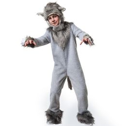 TecTake&reg; Kinderkost&uuml;m W&ouml;lfchen Wildfang