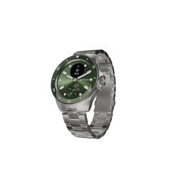 Withings ScanWatch Nova 42mm Gr&uuml;n/Silber Smartwatch (Herzfrequenzmessung, Schrittz&auml;hler)