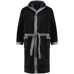 Herren Gro&szlig;e Gr&ouml;&szlig;en | Morgenstern Bademantel aus Softvelours mit Kapuze Farbe grau Gr&ouml;&szlig;e: 3XL