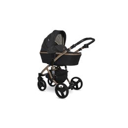 Lorelli Kinderwagen Rimini Premium Sportsitz Tragewanne Moskitonetz verstellbar black