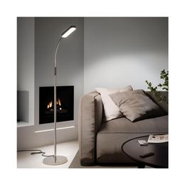 TecTake&reg; Stehlampe, 5 Lichtmodi, LED, 12 W, flexibler Schwanenhals, 22 x 176 cm