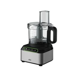 Braun FP 3233SI PurEase Kompakt-K&uuml;chenmaschine Geb&uuml;rsteter Edelstahl