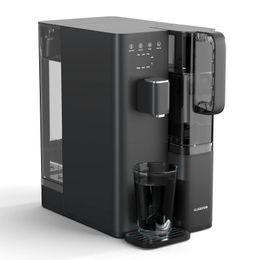Klarstein VitalPour Wasserfilter 5 stufiger Filter Umkehrosmose 5 L Tank Touch mobil 3 Sekunden Schwarz 5 Liter