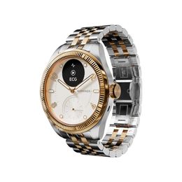 Withings ScanWatch Nova Brilliant 39mm Titanium Silver Smartwatch (Herzfrequenzmessung, Schrittz&auml;hler)