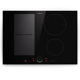 Klarstein Delicatessa 70 Hybrid Einbaukochfeld Induktion 4 Zonen 7000W Glaskeramik Schwarz
