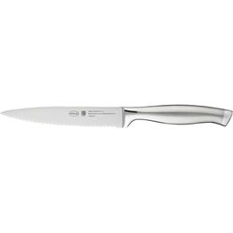 R&ouml;sle Allzweckmesser R&Ouml;SLE "Basic Line", silber (silberfarben), Klingenl&auml;nge 13cm, Edelstahl 18/10, Spezialklingenstahl, Kochmesser, mit Wellenschliff, Obst und Gem&uuml;se, Klingenspezialstahl